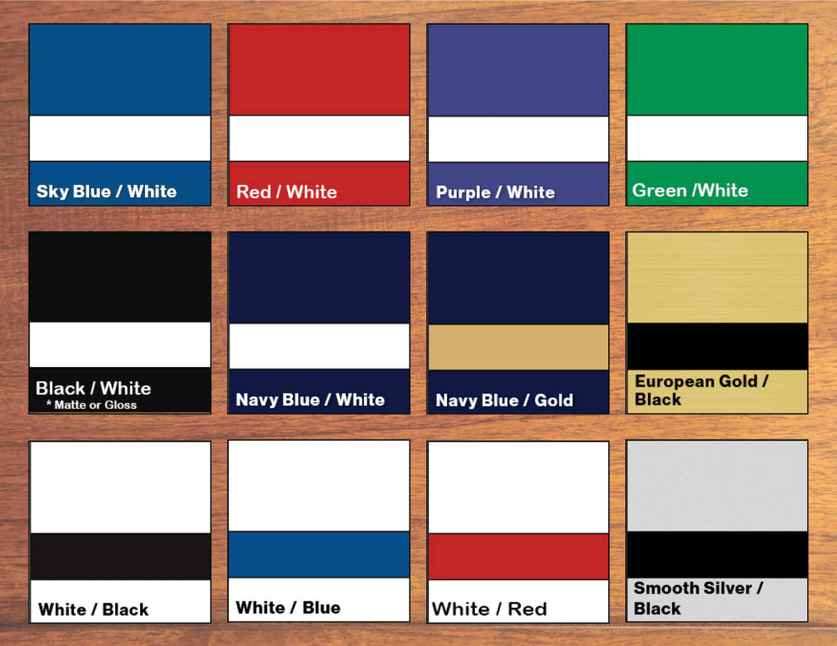 1 inch Name Badge Insert – Mitchs Workshop