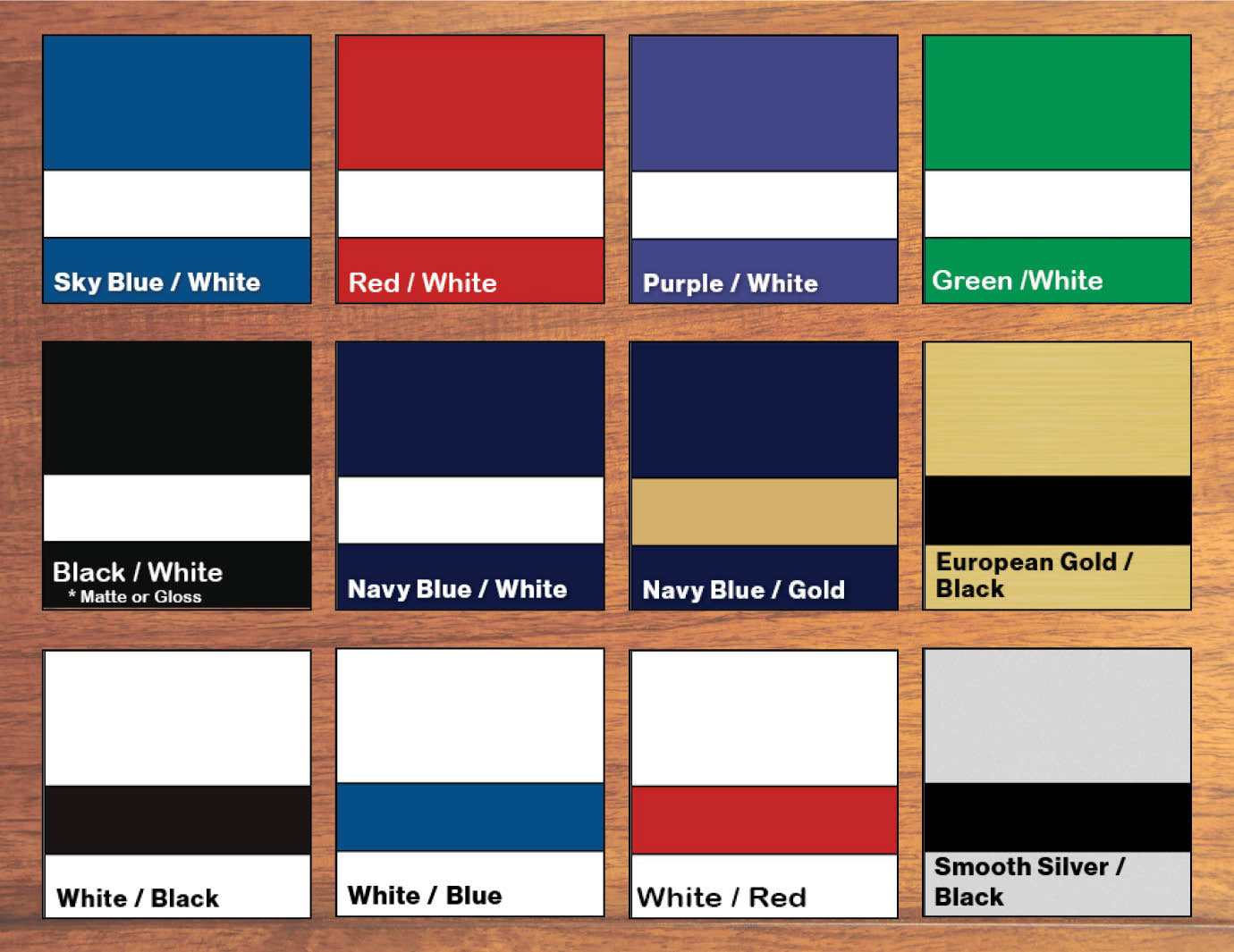 .5 x 3 inch Name Badge Insert – Mitchs Workshop